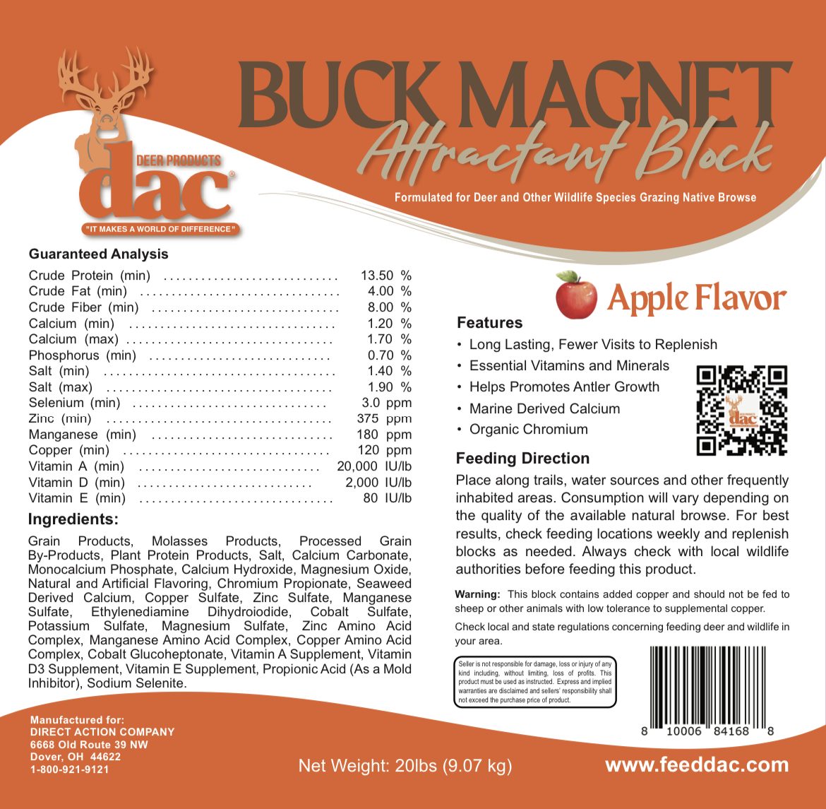 dac® Buck Magnet Attractant Block – dac® | Equine and Livestock Health ...
